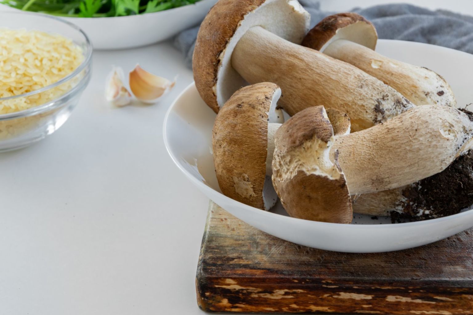 Risotto de boletus con parmesano y arroz Arborio | Riso Scotti